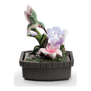 11 In Hummingbird Table Fountain - Tropical - Indoor Fountains - by ...