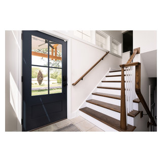 Cornerstone Cubbies - Transitional - Staircase - Chicago - by Designed ...
