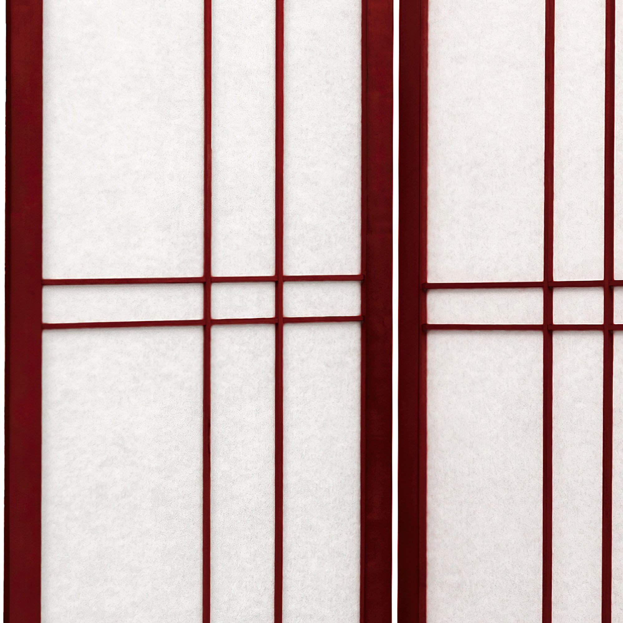 Modern Room Divider, Wooden Frame With 4 Panels & Geometric Lattice ...