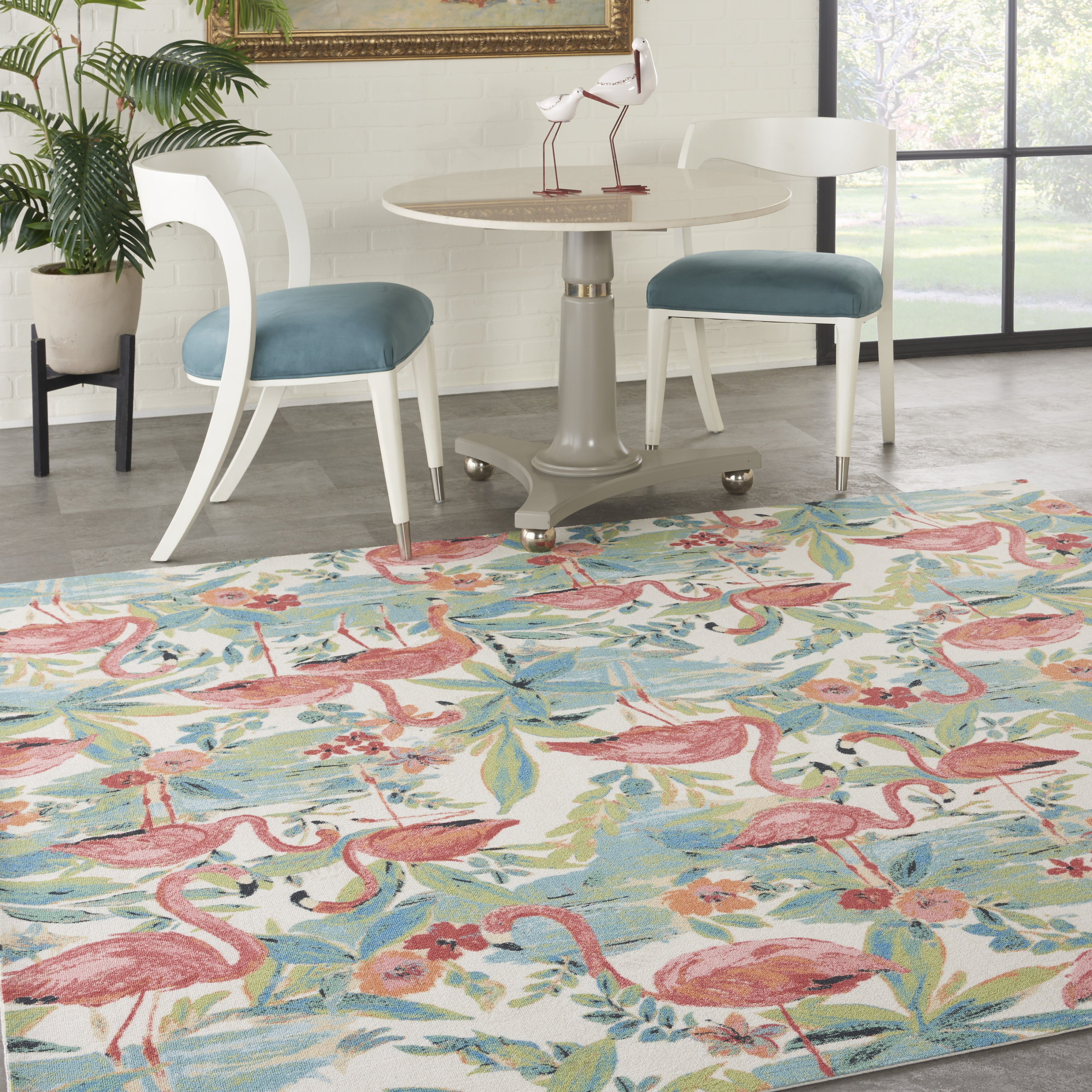 Waverly Sun N' Shade SND75 Area Rug, Multicolor, 6'6" x Square ...