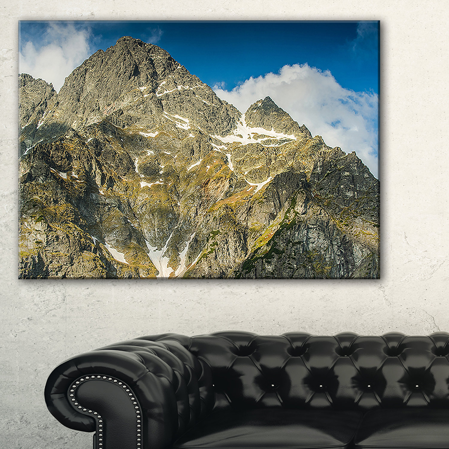 "Rocky Summit in Tatra Mountains" Landscape Wall Art, 40"x20 ...