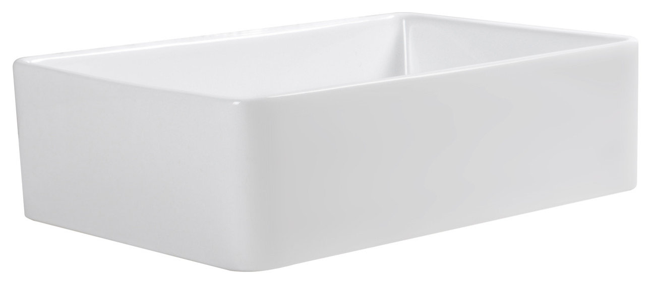 Cremona 33" Double Basin Farmhouse Apron Kitchen Sink - Contemporary ...
