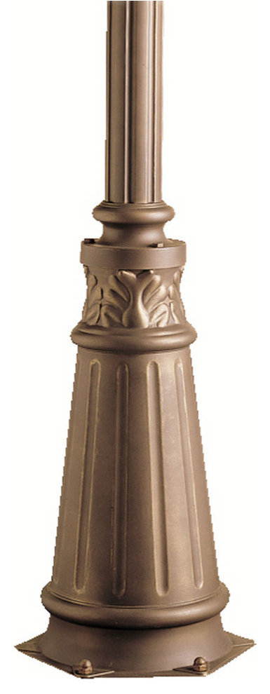 Accessory - 72 Inch Outdoor Post - Aluminum Post with Decorative Base ...