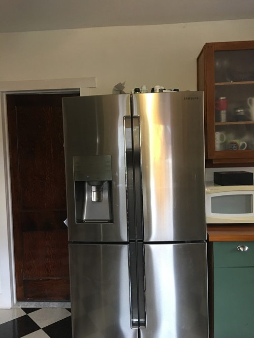 Fridge location for new kitchen design