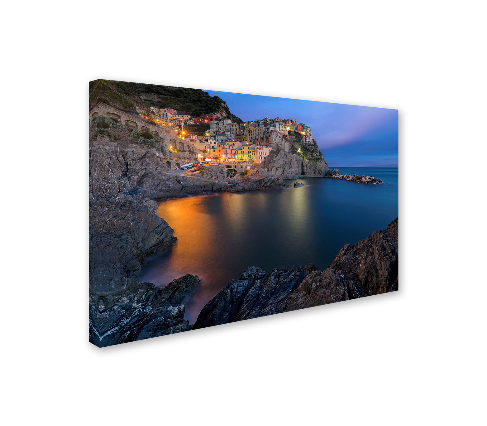 Renee Doyle 'Manarola Lifestyle' Canvas Art, 24"x16" - Beach Style ...