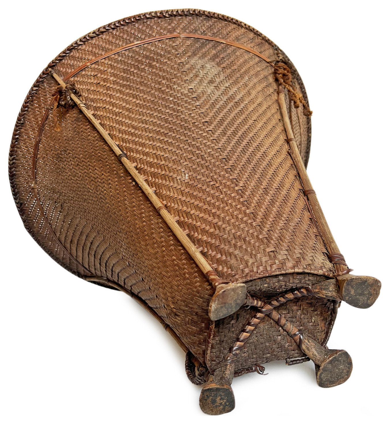 Consigned Old Nepal Village Basket 1 - Tropical - Baskets - by Design ...