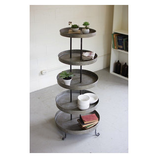 Five Tiered Round Metal Display Table - Other - by Sun & Moon Home LLC ...
