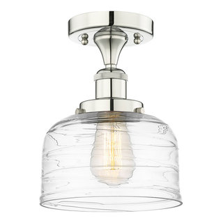 Innovations Lighting 616-1F-9-8 Bell Semi-Flush Bell 8"W - Industrial ...