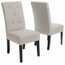 GDF Studio Alexander Natural Fabric Dining Chair, Set of 2 ...
