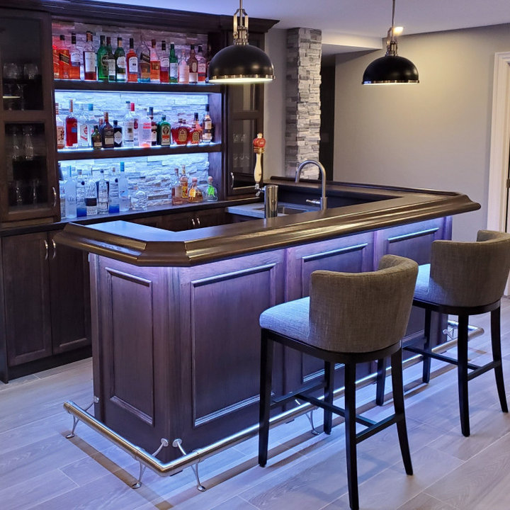 75 Home Bar with Floating Shelves Ideas You'll Love - March, 2026 | Houzz