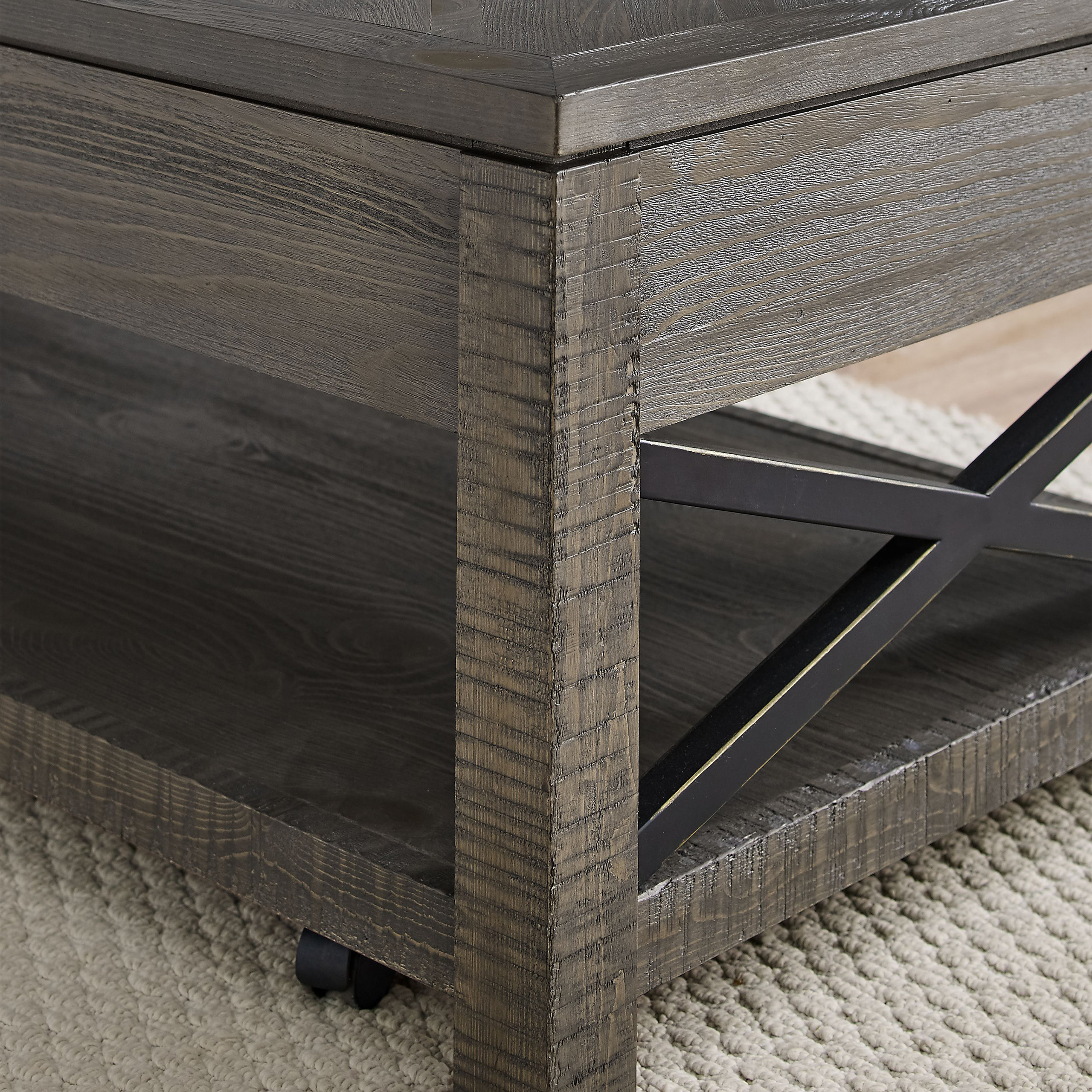 Dexter Lift Top Cocktail Table - Rustic - Coffee Tables - by Steve ...