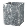 Myrtus Collection Black and Gold Marble Waste Bin - Southwestern ...