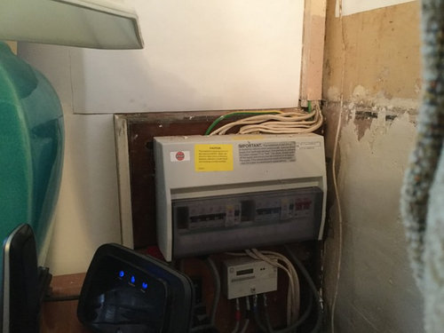 Help hiding a fuse box in corner of lounge | Houzz UK