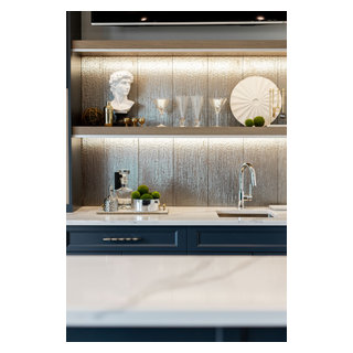The Water Bar - Contemporary - Home Bar - Vancouver - by ATELIER NOIR ...