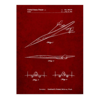 "Boeing Supersonic Transport Concept" by Cole Borders, Canvas Art, 24 ...