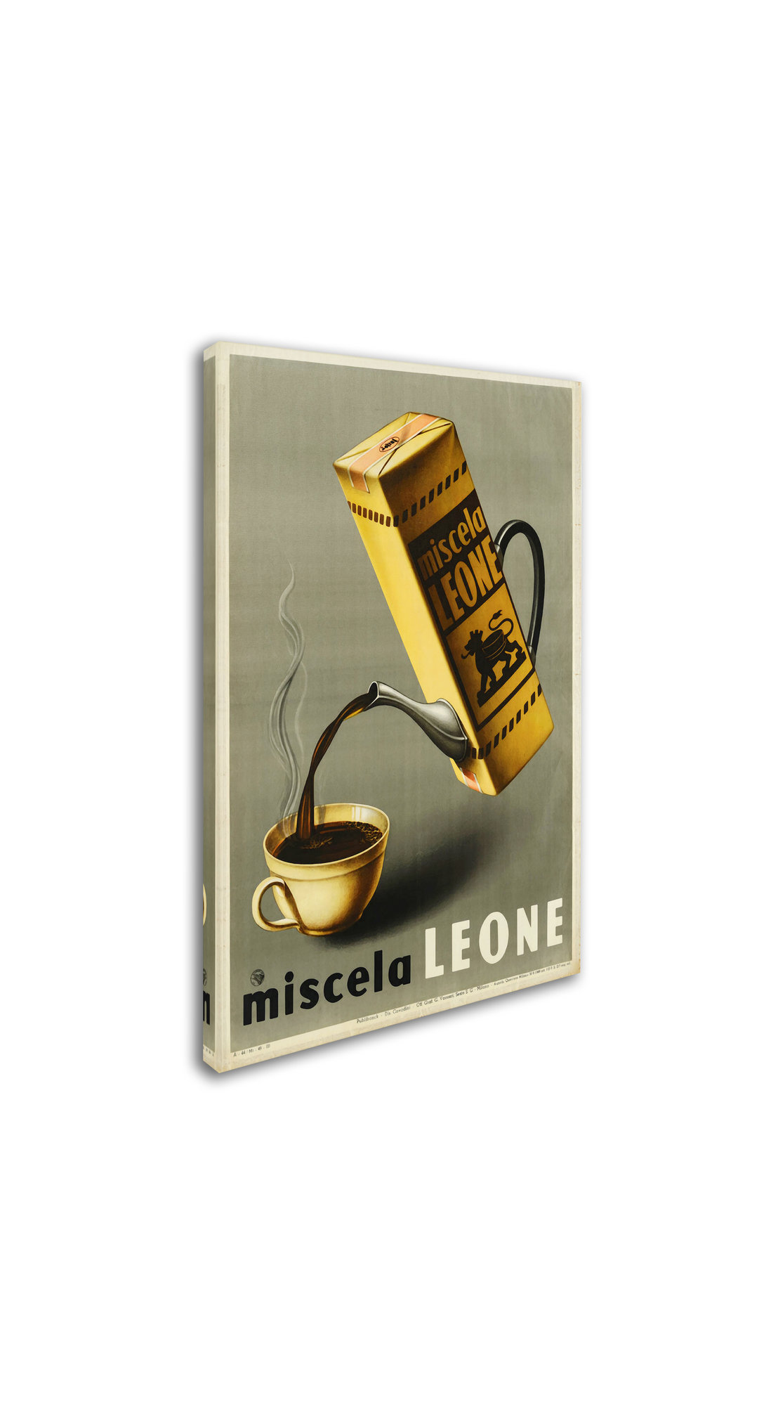 Vintage Apple Collection 'Coffee Leone' Canvas Art, 12"x19 ...