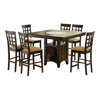 Tani 7-piece Square Counter Height Dining Set Counter Height Dining ...