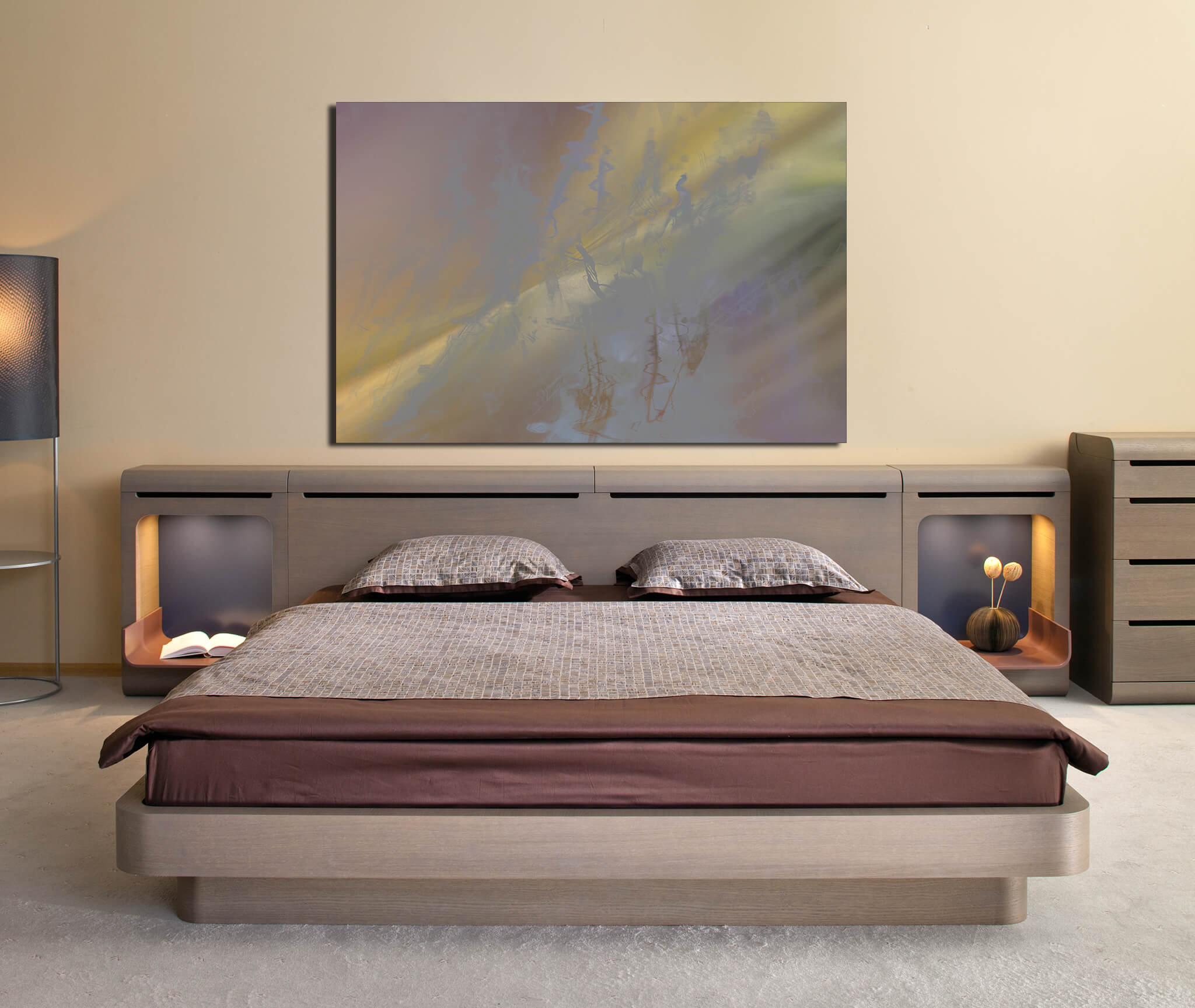 Wall Decor, Abstract Fine Art Pictures, 36x24 - Contemporary - Prints ...