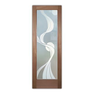 Front Door - Ribbon Reflection Moons - Fiberglass Smooth - 30" x 80 ...