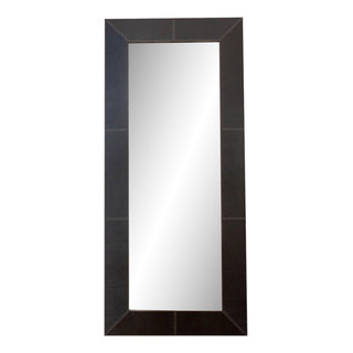 Tall Thai Embossed Leather Mirror - Transitional - Floor Mirrors - by ...
