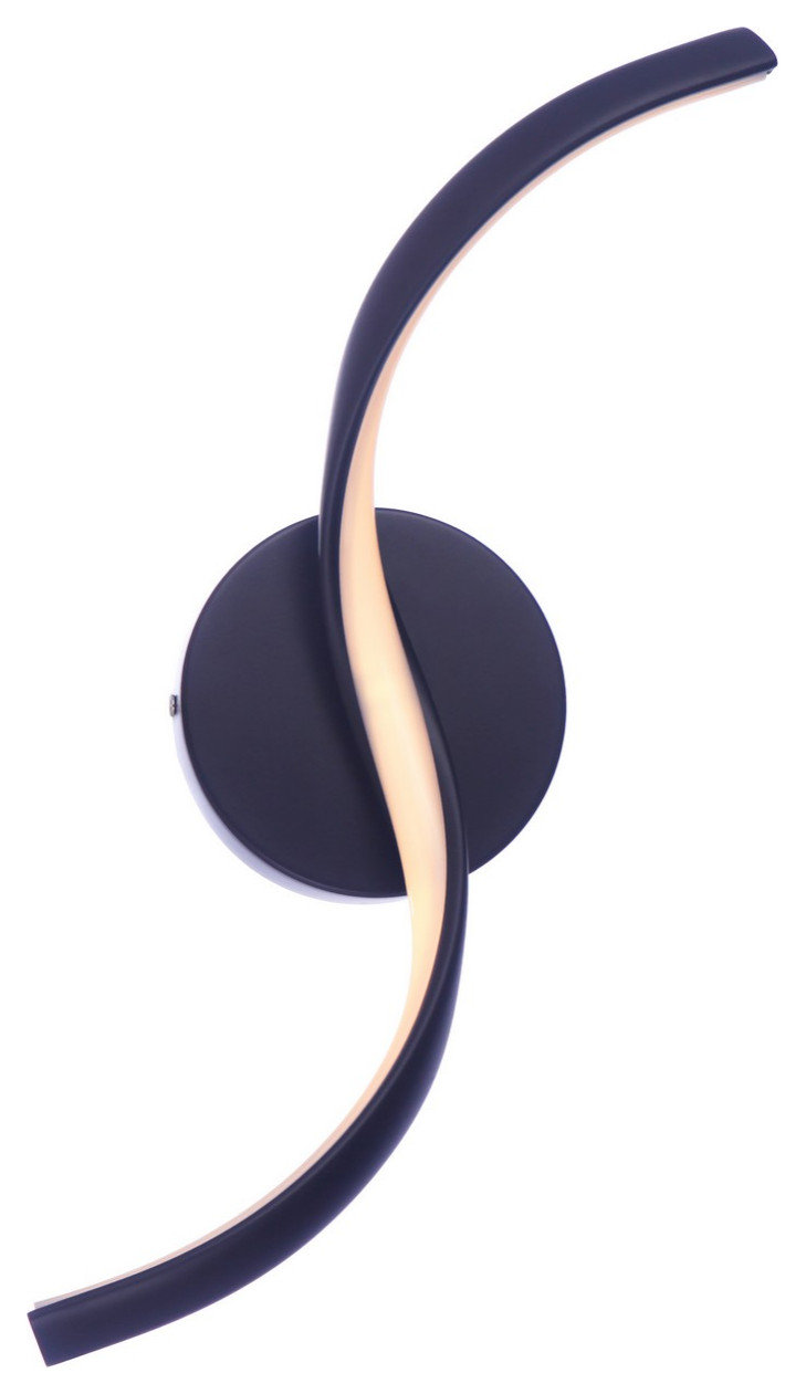 Pulse LED Wall Sconce, Flat Black - Modern - Wall Sconces - by LAMPS ...