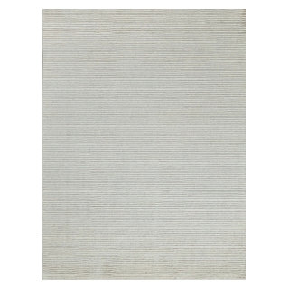 Kaza Hand-loomed New Zealand Wool Ivory Area Rug, 6'x9' - Transitional ...