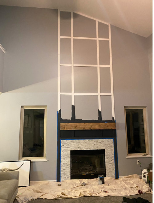 Masonite or MDF on textured walls
