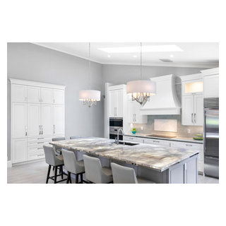 Beautiful Custom Kitchen - Studs-out Remodel - Modern - Kitchen - Miami ...