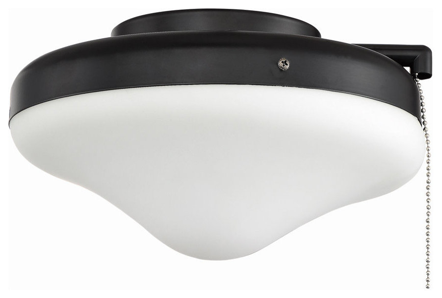 All Weather 2 Light Outdoor Fan, Flat Black - Ceiling Fan Accessories ...