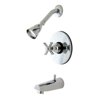 Millennium Tub/Shower Faucet, Polished Chrome - Transitional - Tub And ...