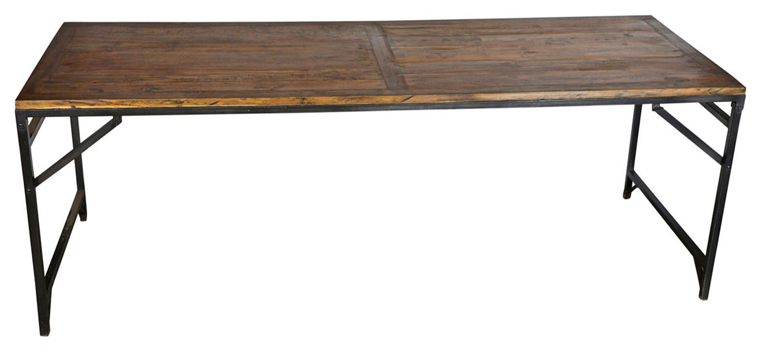 Salvaged Wood Folding Counter Table - Industrial - Folding Tables - by ...