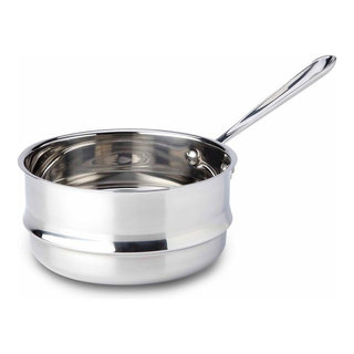 All Clad SS Universal Double Boiler, 3 qt. - Contemporary - Saucepans ...