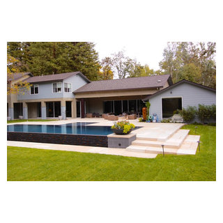 Arden-Arcade Perimeter Overflow Pool - Modern - Sacramento - by Wells ...