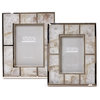 Tozai Genuine White Quartz Set of 2 Photo Frames - Transitional ...
