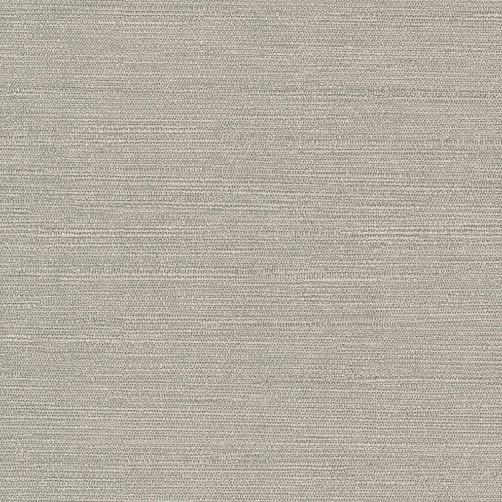 Shimmering Linen Wallpaper, Gray - Transitional - Wallpaper - by York ...