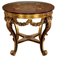 Royal Round Accent Table, 35.4" - Victorian - Side Tables And End ...