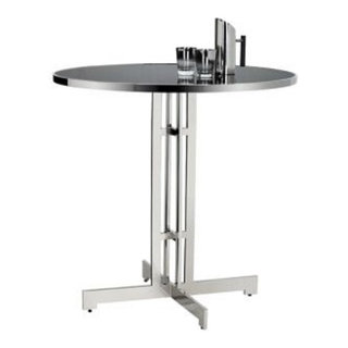 Sleek and Sturdy Bar Table - Contemporary - Indoor Pub And Bistro ...