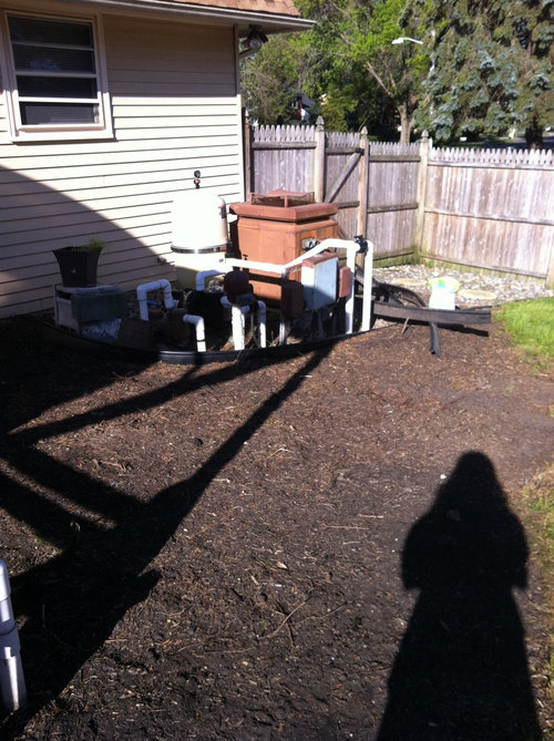 Hiding pool equipment