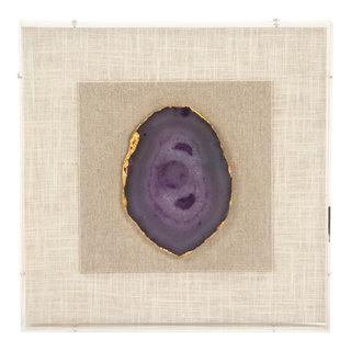 Geode Acrylic Framed Wall Art - Contemporary - Wall Accents - by ...