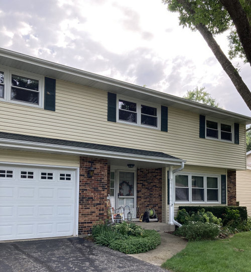 New siding, new roof, can't decide on colours | Houzz Forum