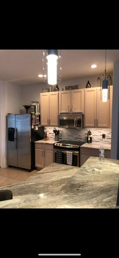 What to do with awkward space above refrigerator? | Houzz Forum