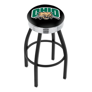 Holland L8B3C Ohio University 30" Swivel Bar Stool - Black/Chrome ...