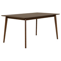 Modrest Castillo Modern Walnut Dining Table - Midcentury - Dining Tables - by Vig Furniture Inc ...