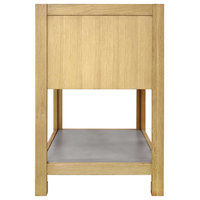 Solace Vanity with Ash Concrete Shelf, Base Only, 30" - Transitional ...