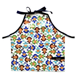 Kids Apron in Monkey - Contemporary - Aprons - by IMPWEARhome | Houzz