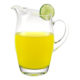 Barrel Pitcher 54 Oz 9" - Contemporary - Pitchers - by Badash Crystal ...