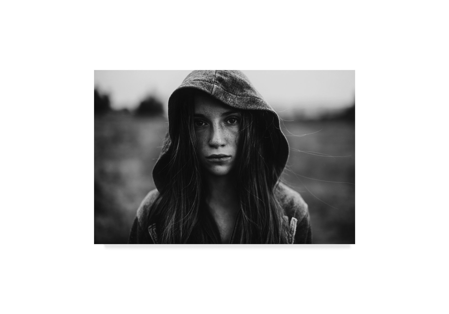 Koki Jovanovic 'Girl With A Hood' Canvas Art, 47"x30" - Contemporary - Prints And Posters - by ...