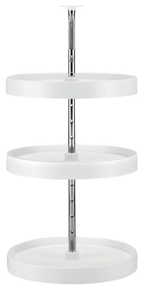 Rev-A-Shelf LD-2063-1836-1 Lazy Daisy Polymer Triple 3 Tier Shelf ...