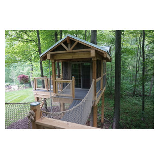 Custom Modern Rustic Tree House - Rustic - Detroit - by Miles Bradley ...