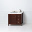 Ronbow Briella Solid Wood 36" Vanity Cabinet Base, American Walnut ...